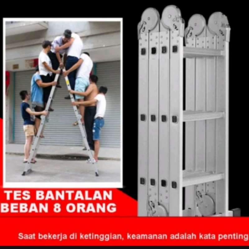 Promo Krisbow 3.3M Tangga Lipat Multifungsi Tangga Serbaguna Diskon 15% ...