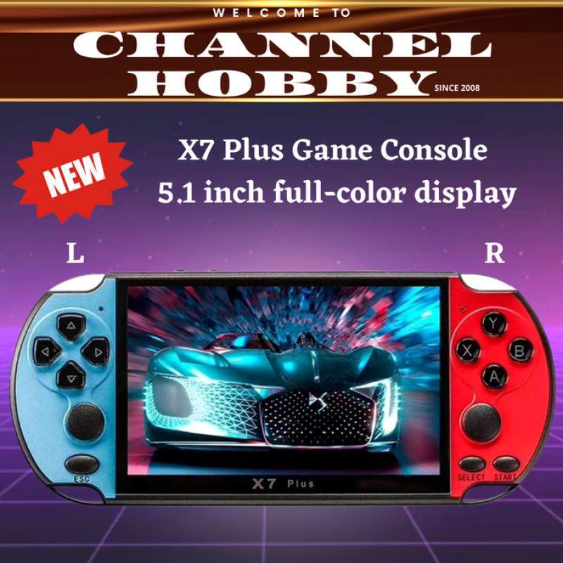 Promo Video Games PSP X7 Plus 5,5 Inch 501 Games In 1 / Game Boy / Game ...