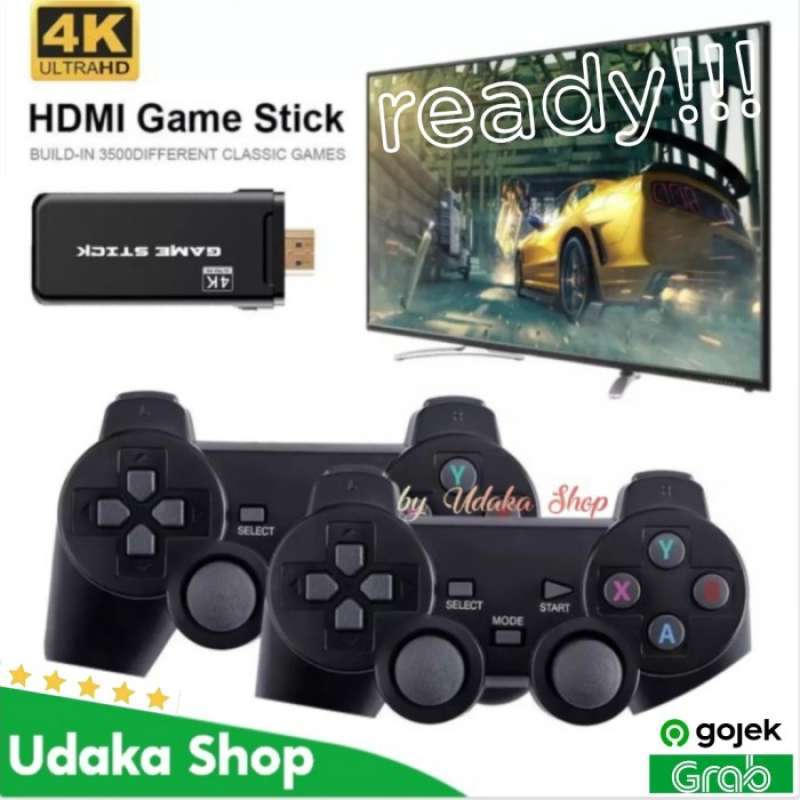 Promo game stick 4k console ready Diskon 18% di Seller rooms games ...