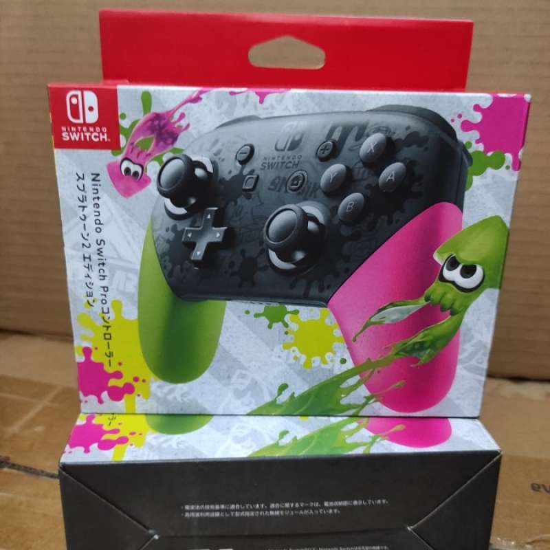 Promo Nintendo Switch Pro Controller Splatoon 2 Edition Diskon 24% di ...