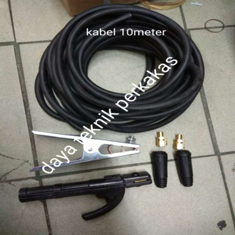 Promo Kabel Las Set 10m - Stang Las Set - Stang Masa Set - Kabel Las ...