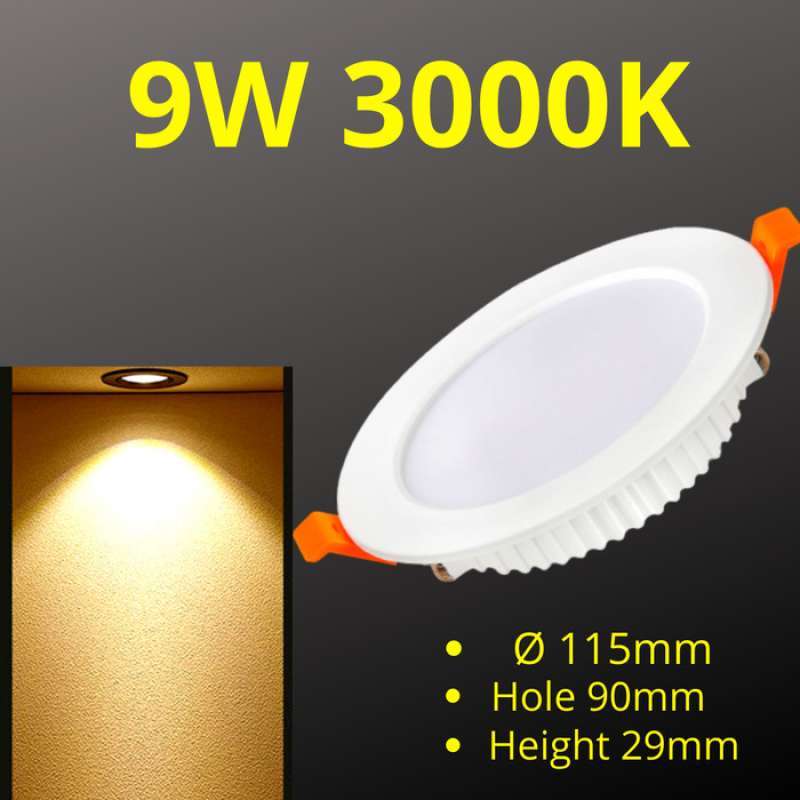 Jual LAMPU PLAFON LED SLIM DOWNLIGHT LAMPU LED PANEL 10w 10 w 10 watt ...