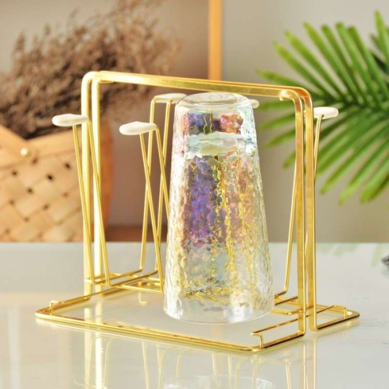 Jual Rak Gelas Gold Bulat Original Murah - Harga Diskon April 2024 ...