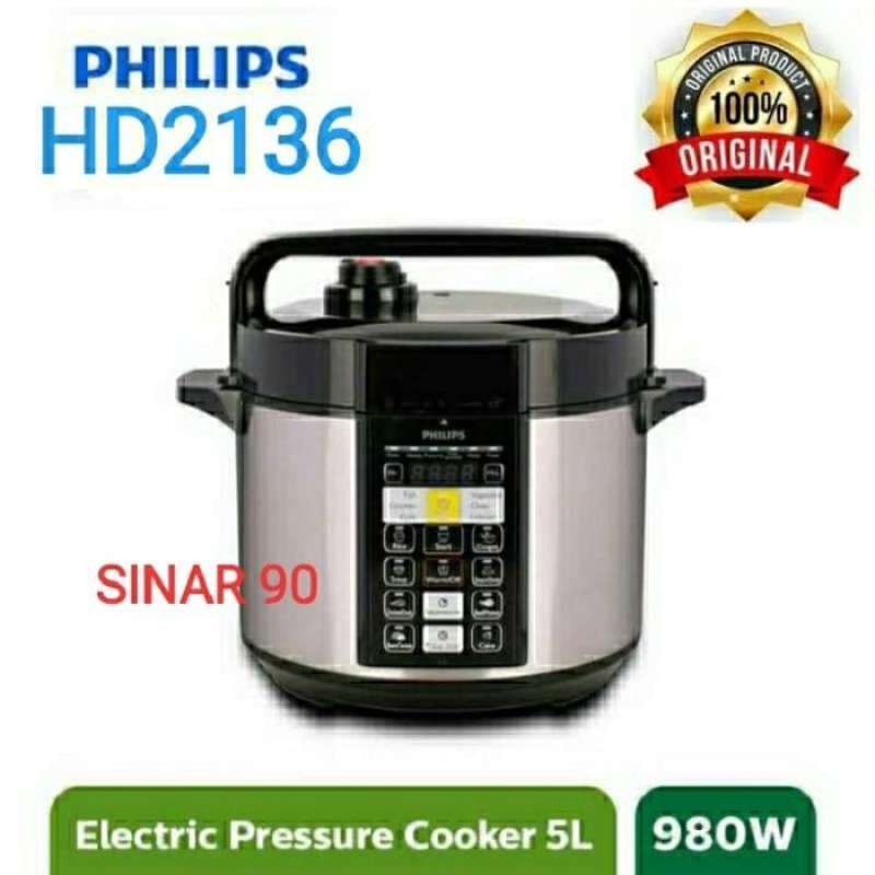 Jual PHILIPS HD-2136 Philips Electric Pressure Cooker 5 Liter di Seller ...