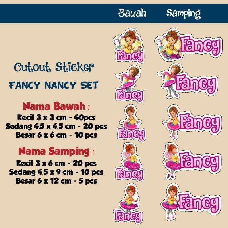 Jual STIKER LABEL NAMA TAHAN AIR / STICKER LABEL WATERPROOF - FANCY ...