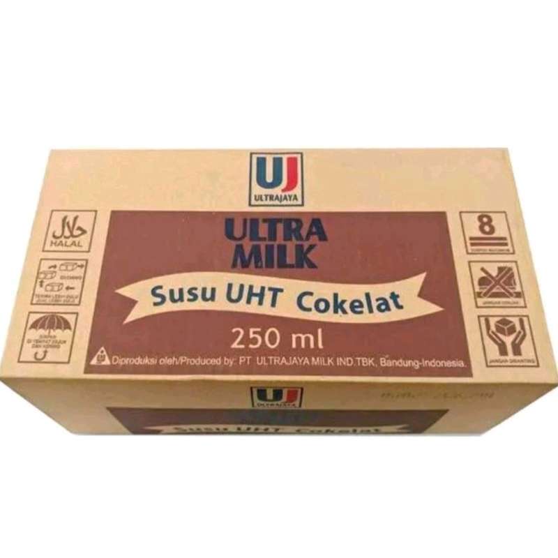 Jual Susu Ultra Coklat 250 ML [1 Dus Isi 24 Pcs] di Seller AQUAMAN BENZ - Serdang, Kota Jakarta ...