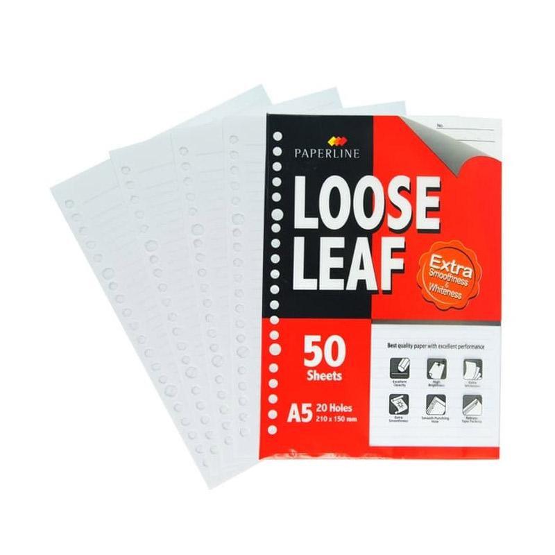 Jual Kertas Loose Leaf / File A5 50 Paperline - Putih di Seller Global Mart Stationery - Kupang ...