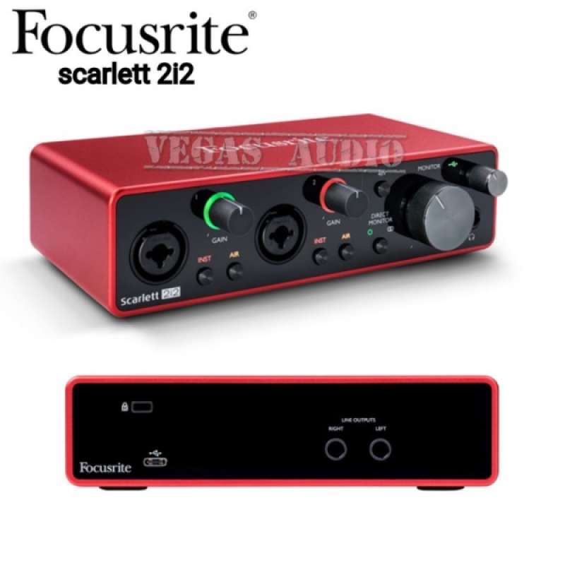 Promo Focusrite Scarlett 2i2 3rd Generation Usb Audio Interface Diskon ...