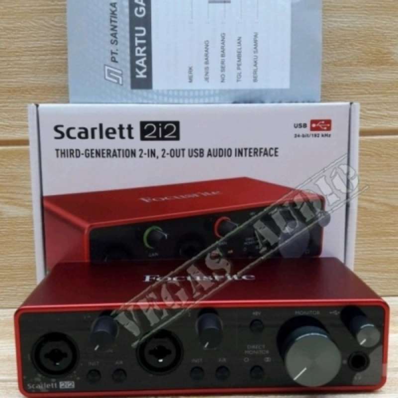 Promo Focusrite Scarlett 2i2 3rd Generation Usb Audio Interface Diskon ...