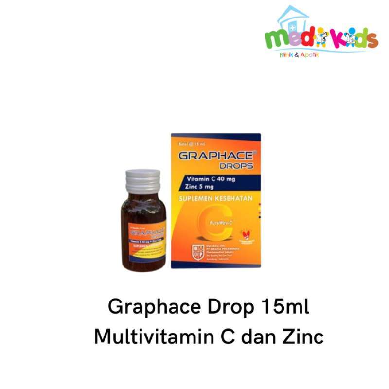 Jual Graphace Drop 15 ml Vitamin C Zinc Anak di Seller Pegazuz Store ...