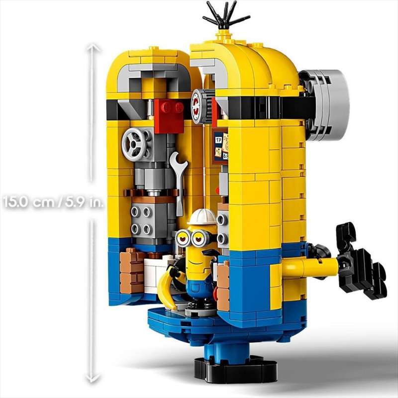 Promo Lego Minions 75551 Brick-built Minions And Their Lair Mainan ...