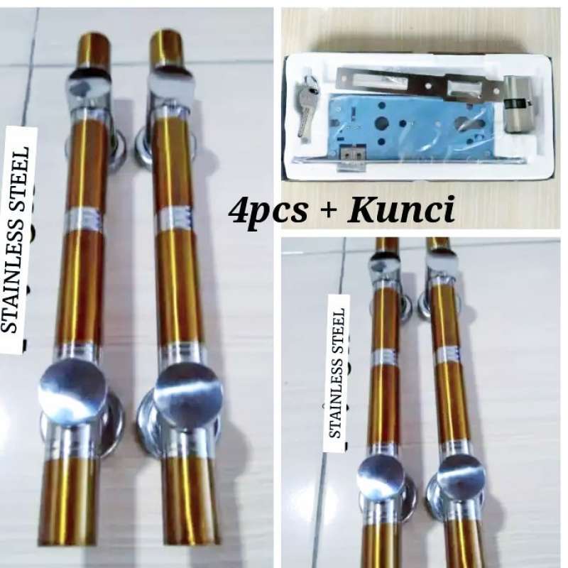 Promo Lengkap 45cm Gagang pintu rumah Suling Stainless- Tarikan pintu ...