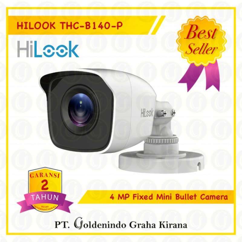 Promo Hilook Camera Outdoor 1080p 4mp Thc B140 P Thc B140p Bullet