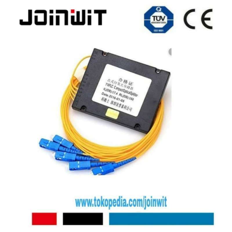Promo Passive splitter / pasif spliter 1:4 fiber optic SC UPC MODULAR ...