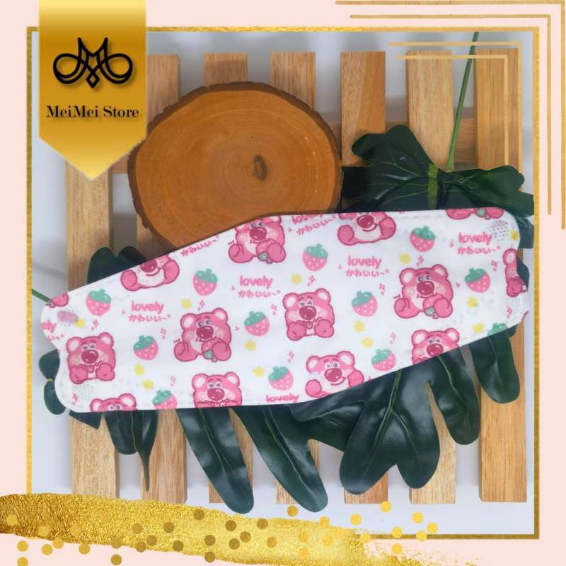 Jual MASKER LUCU KF94 4 Ply MOTIF / MASKER DEWASA / MASKER KARTUN BEAR ...