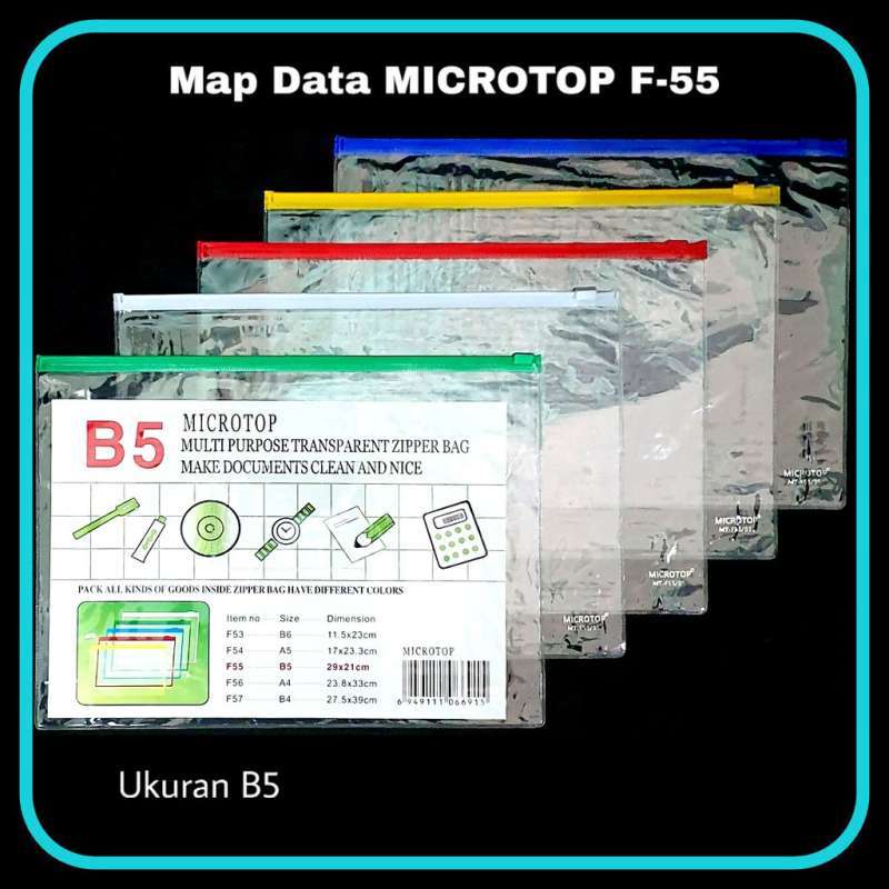 Jual SOS Map Data Amplop MICROTOP F-55-B5 / Map Data / Map Dokumen/Map ...