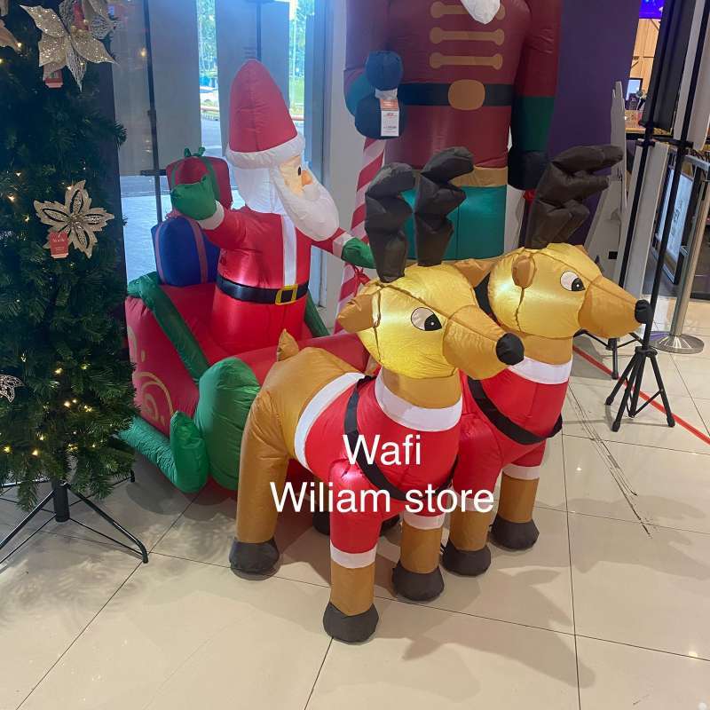 Jual Noelle 2 Meter Patung Balon Boneka Santa Claus Besar Dekorasi ...