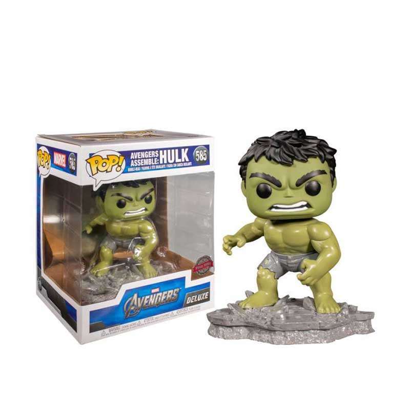 Promo Funko POP! #585 Deluxe Marvel The Avengers Assemble Hulk Action ...