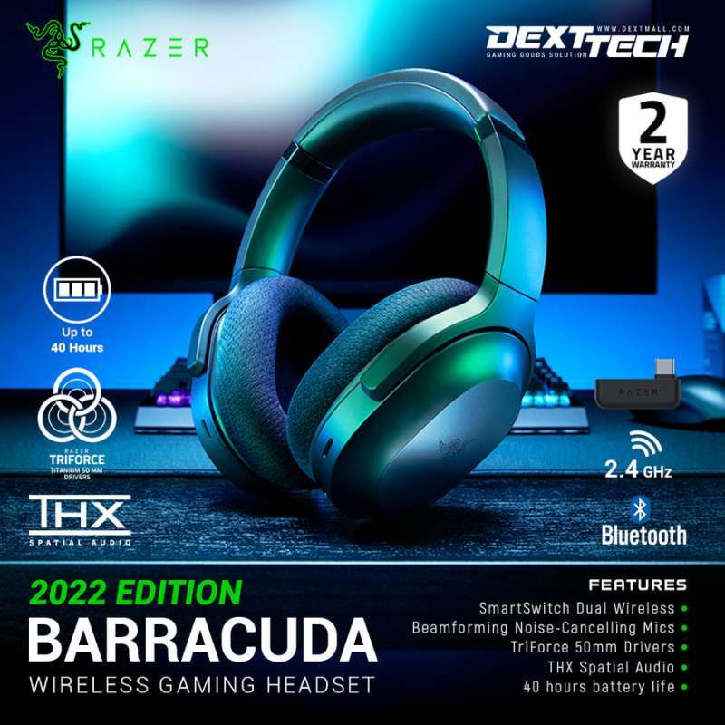 Jual Razer Barracuda 2022 Edition Wireless Multi-platform Gaming ...
