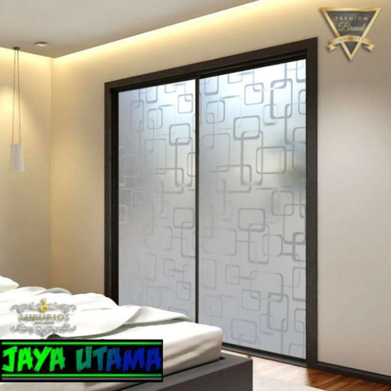 Promo STIKER KACA/KACA FILM/SANDBLAST MOTIF 120CM X 50 CM Diskon 23% di ...