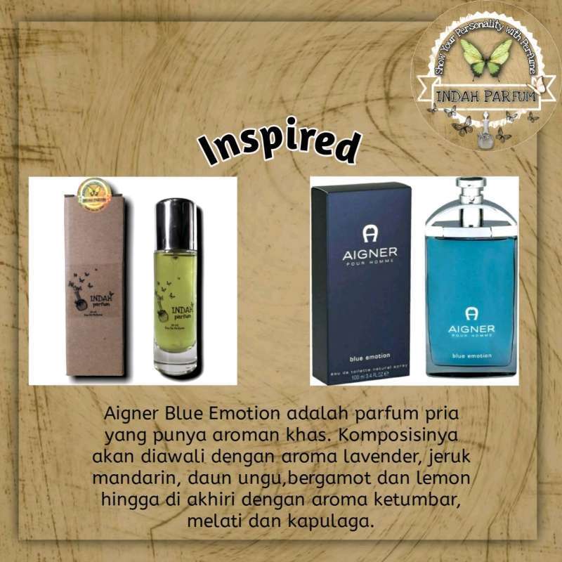 Jual Indah Parfum Inspired by AIGNER BLUE EMOTION kualitas Super 30ml ...