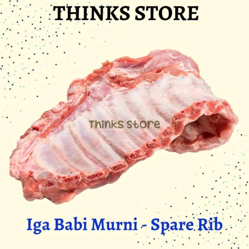 Jual Bali Premium Pork Spare Ribs/Iga Babi / Pork Ribs Utuh 1 Kg Bbq ...