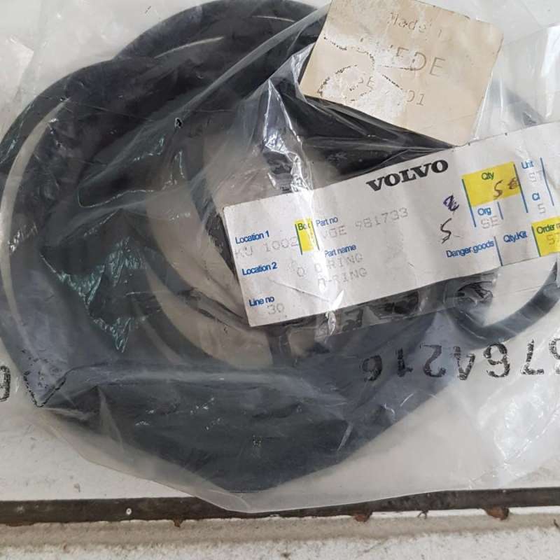 Jual O-ring Volvo Pn 981733, Volvo Heavy Parts Di Seller Maju Bersama ...