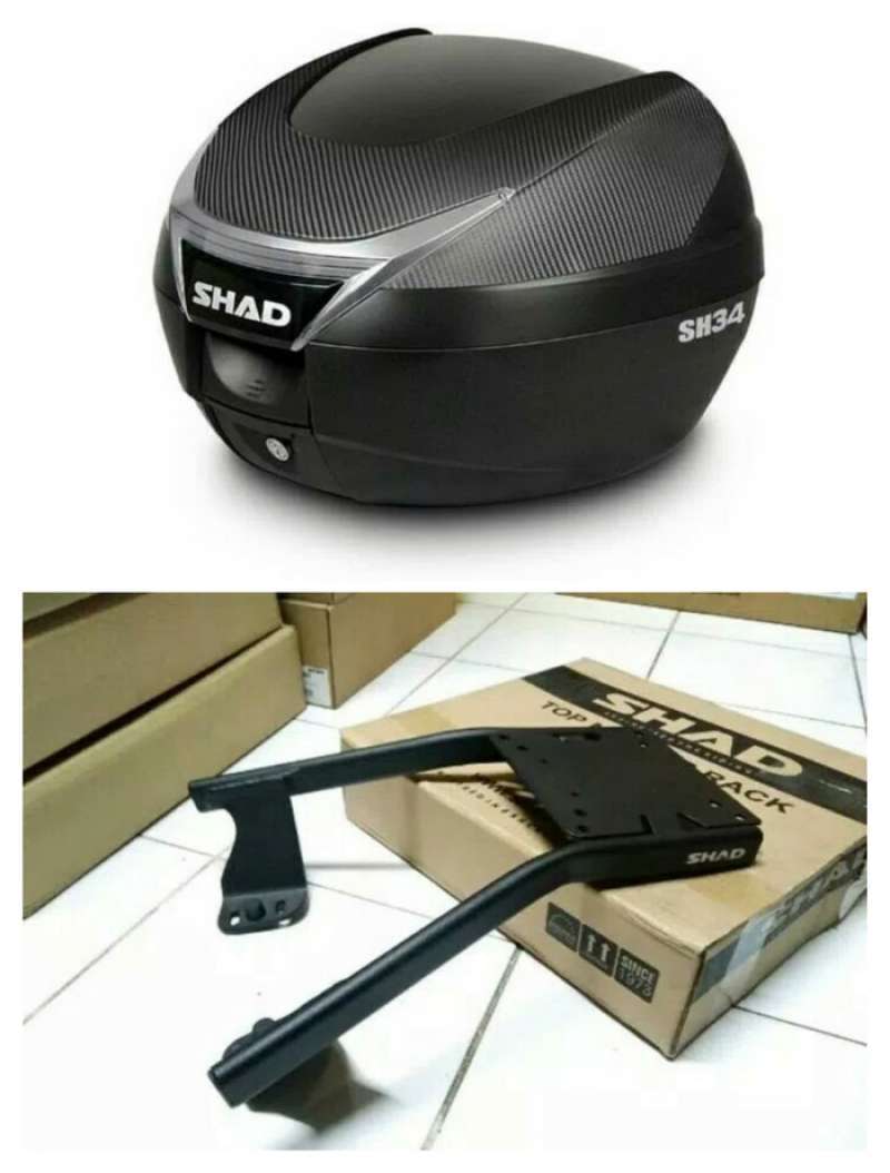 Promo Paketan Box Sh 34 / Per Breket Box Shad Untuk Motor Yamaha Lexi ...