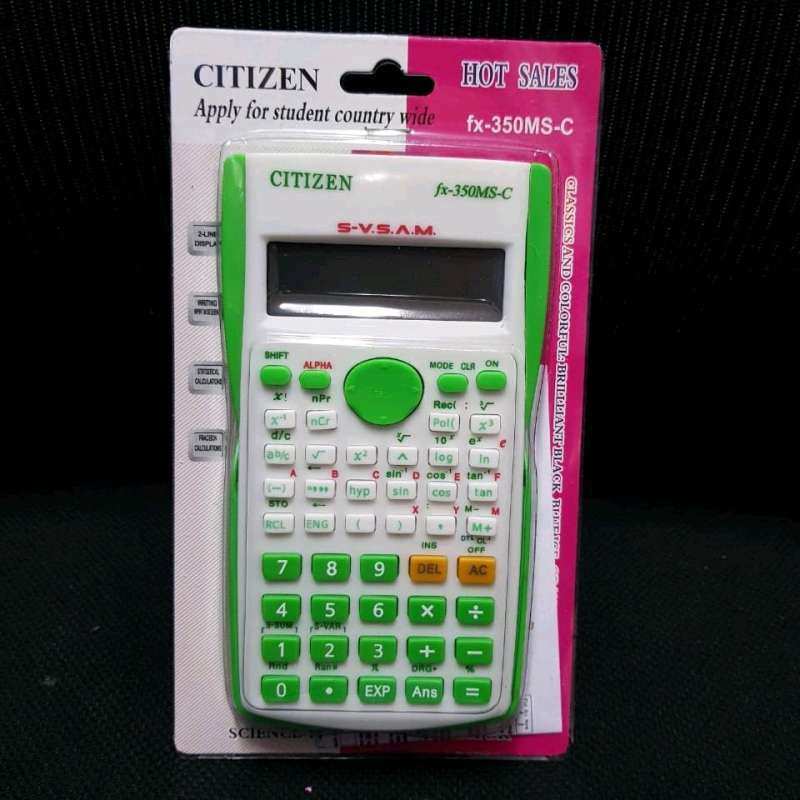Promo KALKULATOR scientific CITIZEN FX-350MS calculator ilmiah anak ...