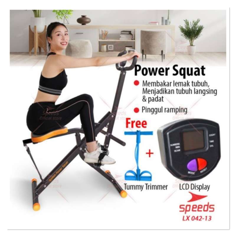 Jual Bulan Ini Aja Kak! Power Squat Alat Fitness Sepeda Fitness Power ...