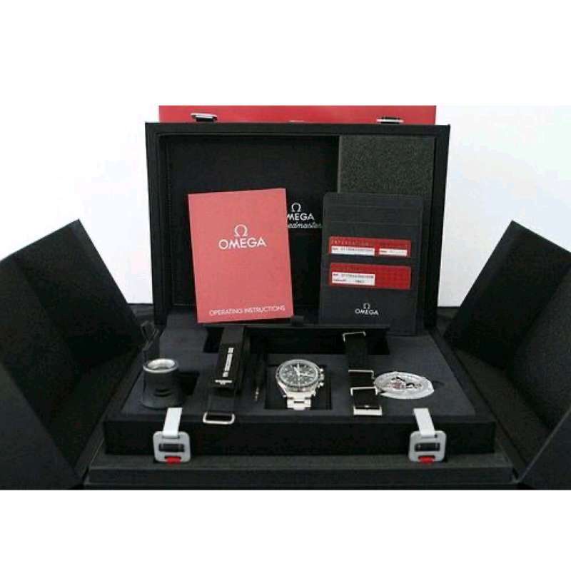 Jual Omega Speedmaster Moonwatch Plexi-Glass Chronograph Presentation ...