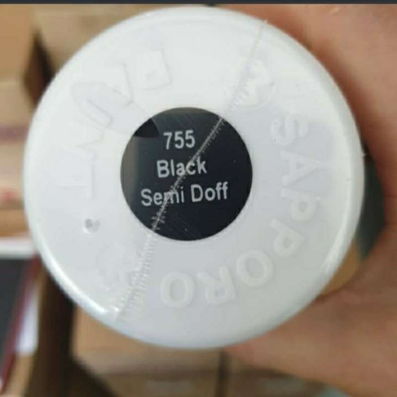 Promo Cat Semprot Sapporo 755 Black Semi Doff / Pilok / Pylox hitam ...