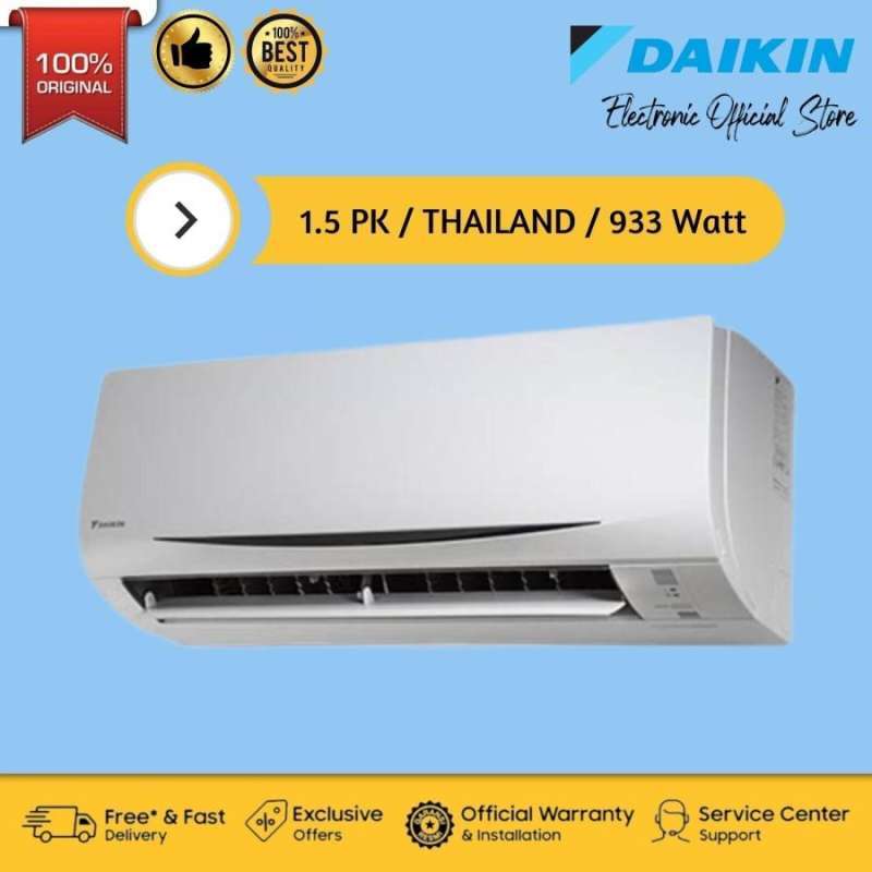 Jual Ac Split Daikin Thailand 1,5pk Ftc35nv Di Seller Garuda Jaya Elektronik - Jl. Sunggal Comp ...