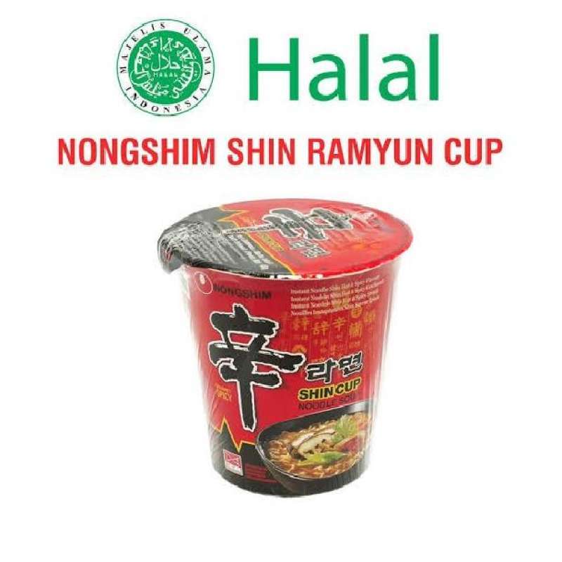 Jual Shin ramyun cup 68 gr Made in korea Halal MUI di Seller Indut K ...