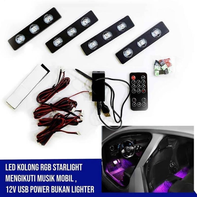 Promo OEM Starlight Lampu LED Mobil with Remote for Footstep/Kolong ...