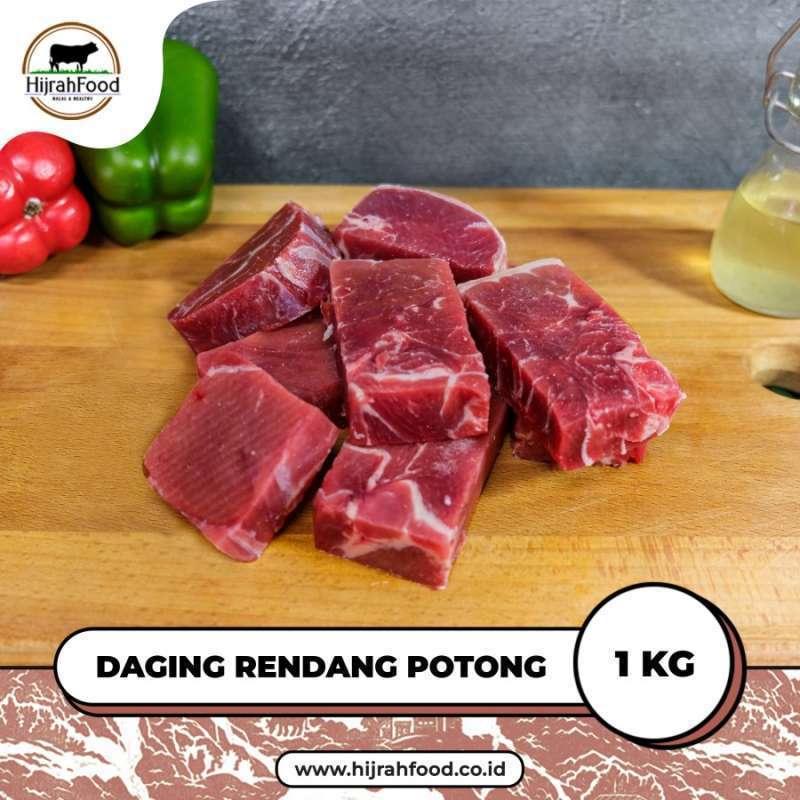 Promo Daging Rendang Sapi Potong AUS | Beef Rendang Portion Cutting ...