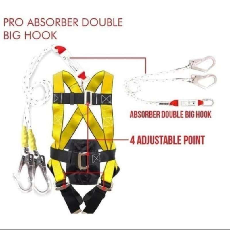 Jual Full-body Harness Double Big Hook Merk Gosave (murah) Di Seller ...