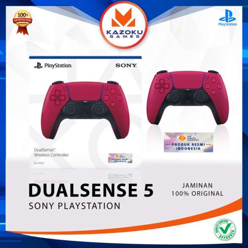 Promo STICK PS5 DUALSENSE COSMIC RED WIRELESS CONTROLLER PS5 ORIGINAL ...