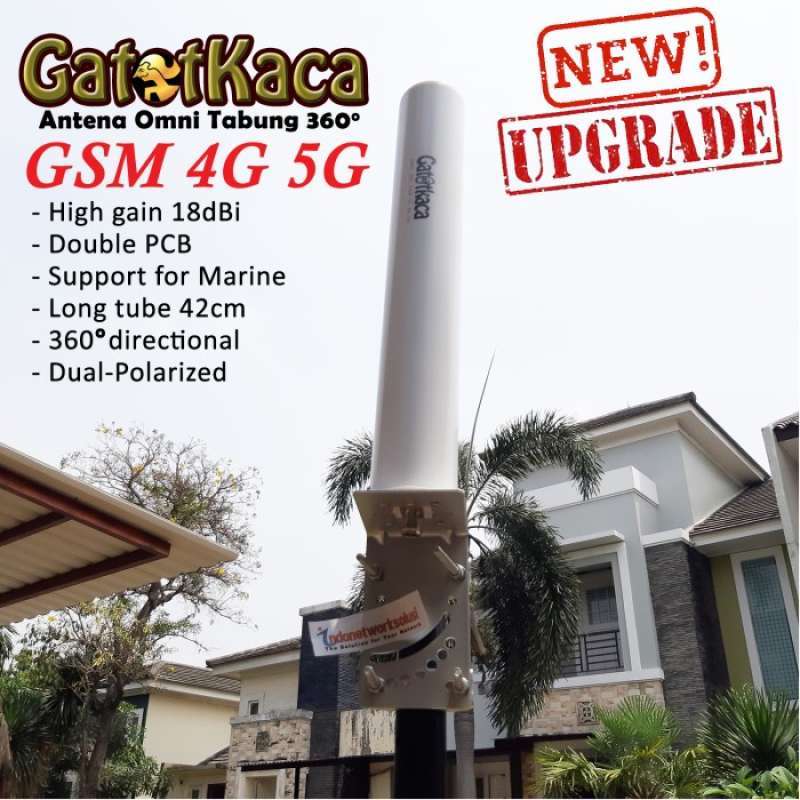Jual Antena Omni Tabung 360 Derajat Penguat Sinyal Gsm 2g 3g 4g U/ Repeater Di Seller New Vision ...