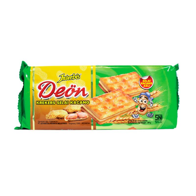 Jual Interbis Deon Crackers Selai Kacang Biskuit [200 G] Di Seller Dima ...