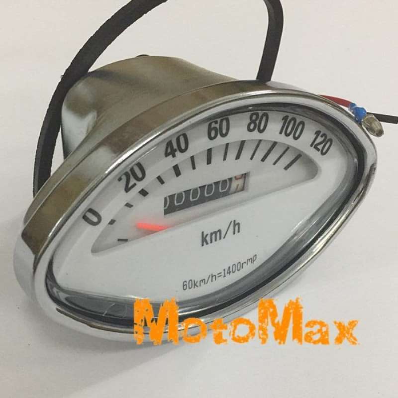 Jual Kilometer Speedometer Vespa Super Sprint Oval VBB Tahun 65 & 75 di ...