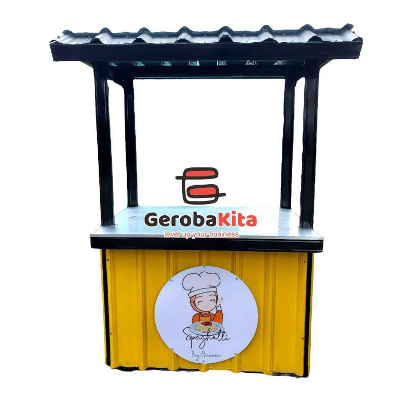Jual Meja Booth Semi Container Minimalis di Seller GerobaKita ...