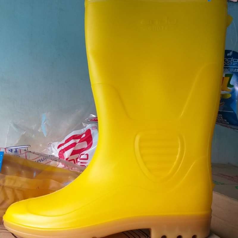 Jual Sepatu Boot Ando Hercules Medis Apd Kuning Boots Hujan Safety ...