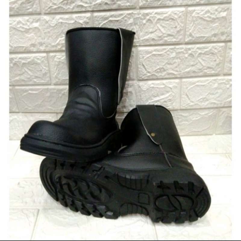 Promo sepatu safety boot loader untuk kerja proyek dan kerja las - 39 ...