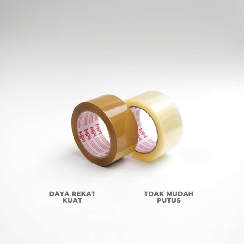 Jual Lakban Bening - Lakban Cokelat 48 mm x 100 Yard MPI 1 Dus isi 72 ...