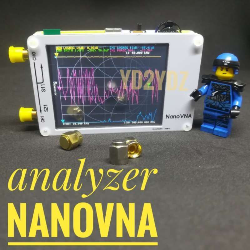 Jual mini vna nanovna network analyzer hf vhf uhf nano antenna swr ...