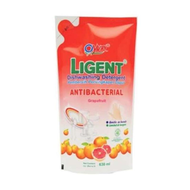 Jual Yuri Ligent Anti Bacterial Dishwashing Detergent Sabun Cuci Piring ...