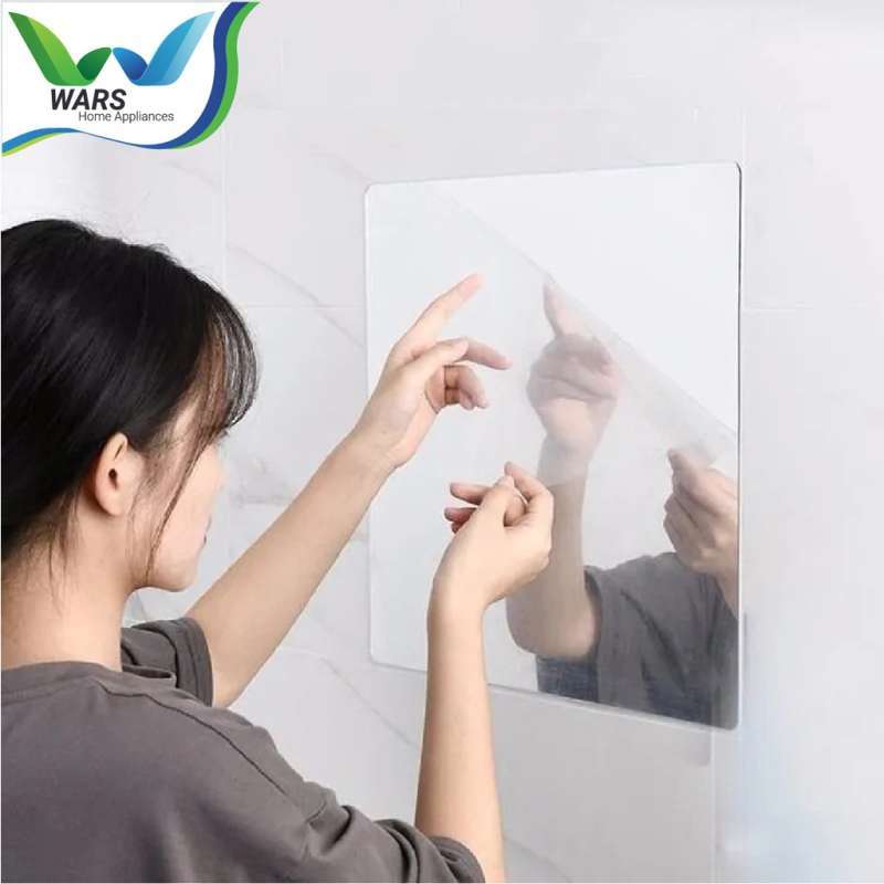Jual Wars Cermin Sticker Acrylic Anti Pecah Bentuk Kotak Oval Persegi ...