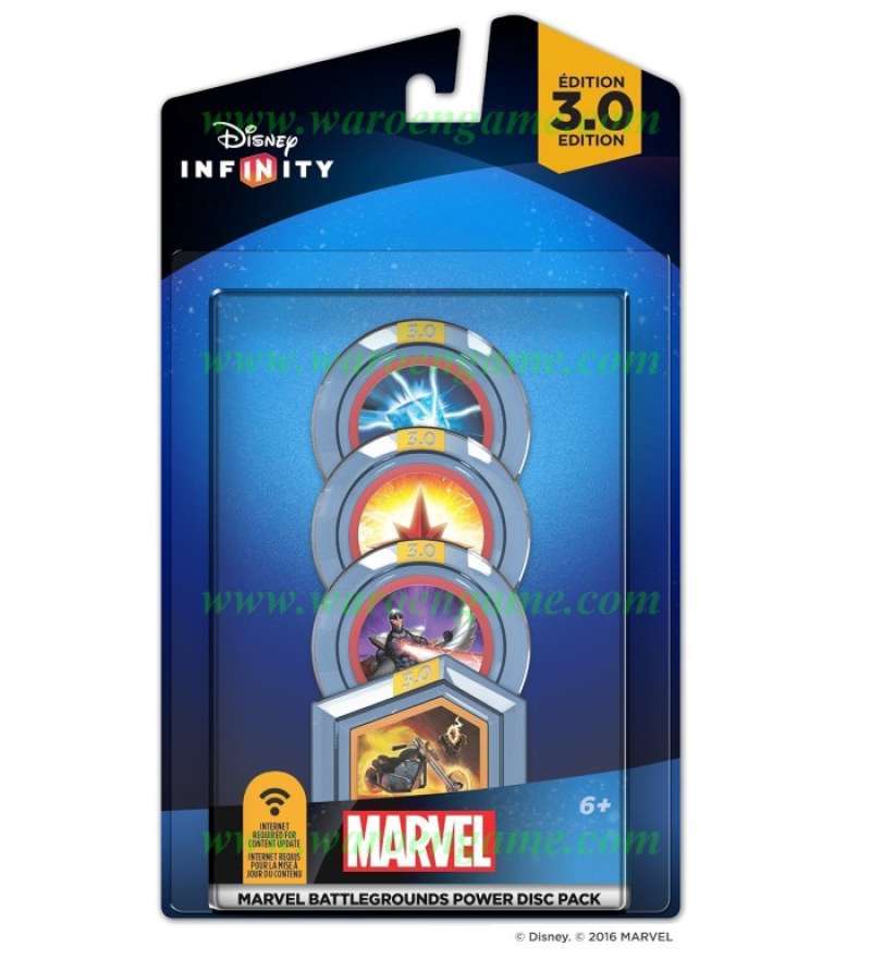 Promo Disney Infinity 3.0 Edition: MARVEL Battlegrounds Power Disc Pack ...
