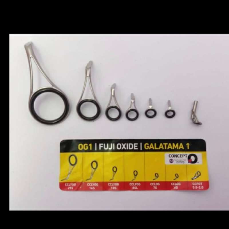 Jual ring joran fuji set untuk galatama 1 og set original fuji di ...